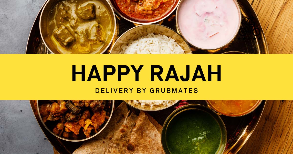 Food delivery (Happy Rajah, Tamarin Black River)